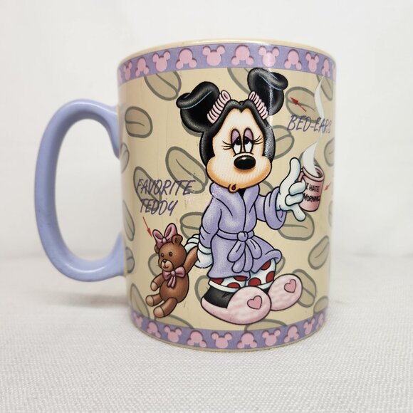 Disney | Kitchen | Disney Minnie Mouse Mug Large Mornings Arent Pretty ...